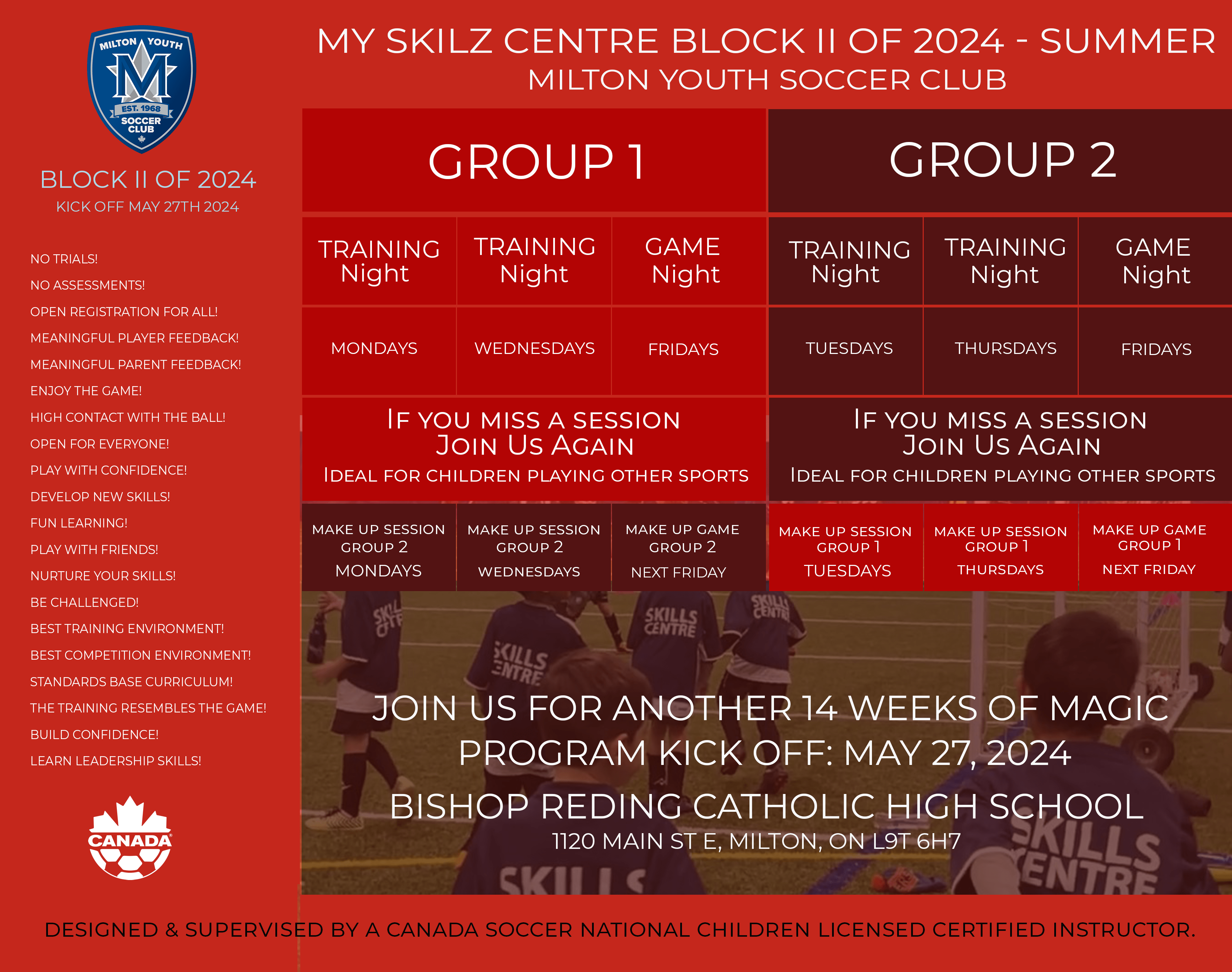 Outdoor Skilz Centre - Milton Magic FC