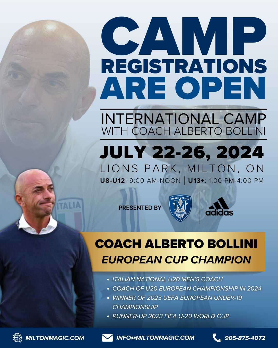 Milton Magic Announces International Soccer Camp with European Cup ...