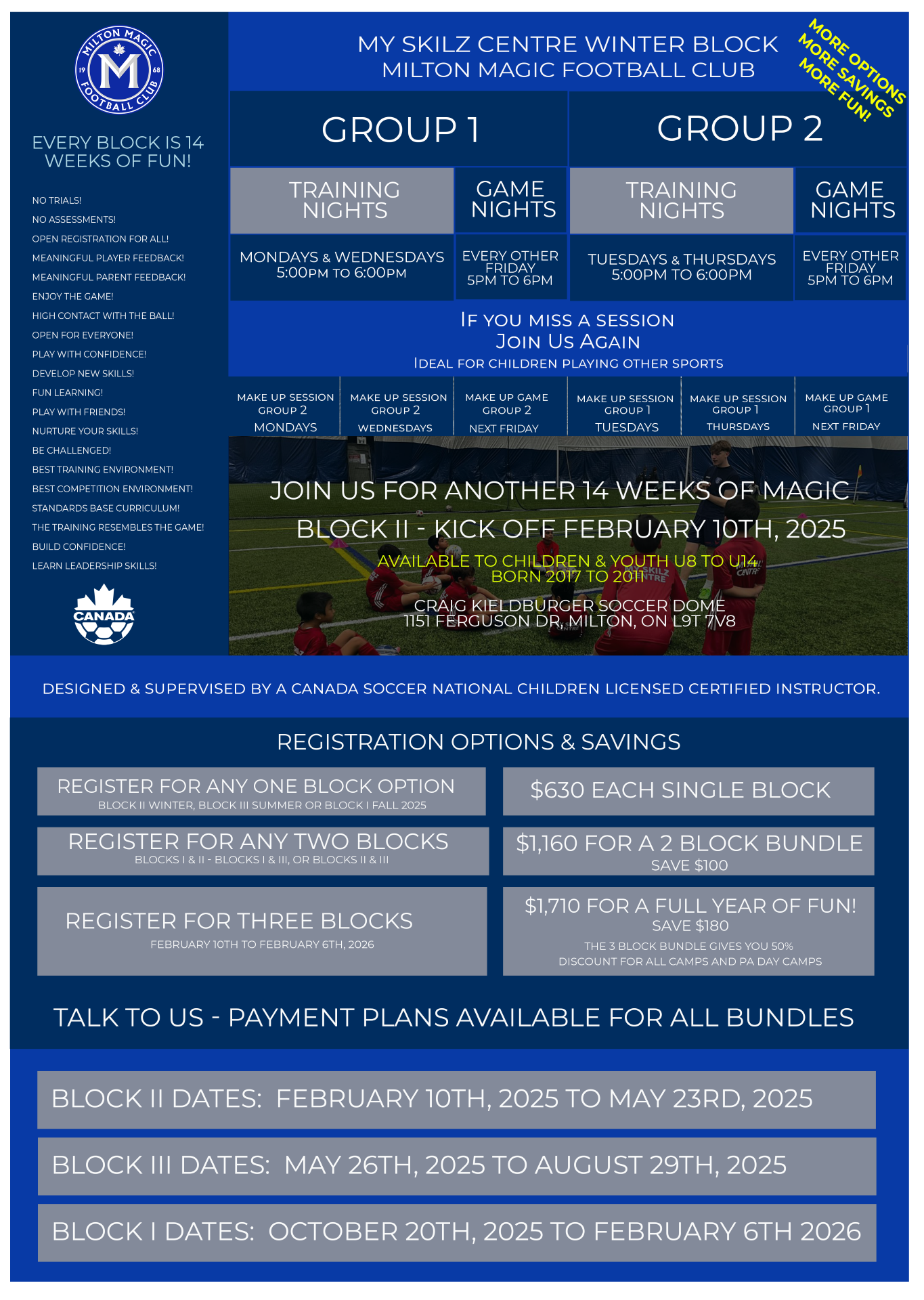 Skilz Centre - Milton Magic FC